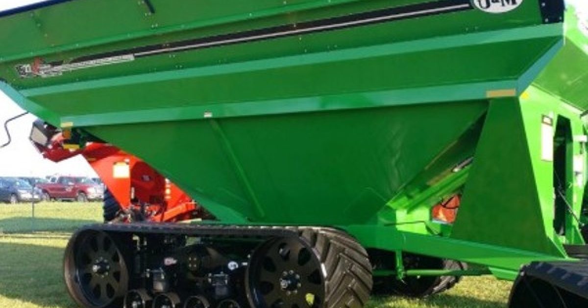 Increased popularity of trailed track systems at the Farm… | Camso